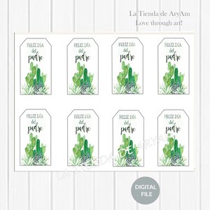 Spanish Happy Father's Day Card, Feliz Día Del Padre, PRINTABLE Gift ...