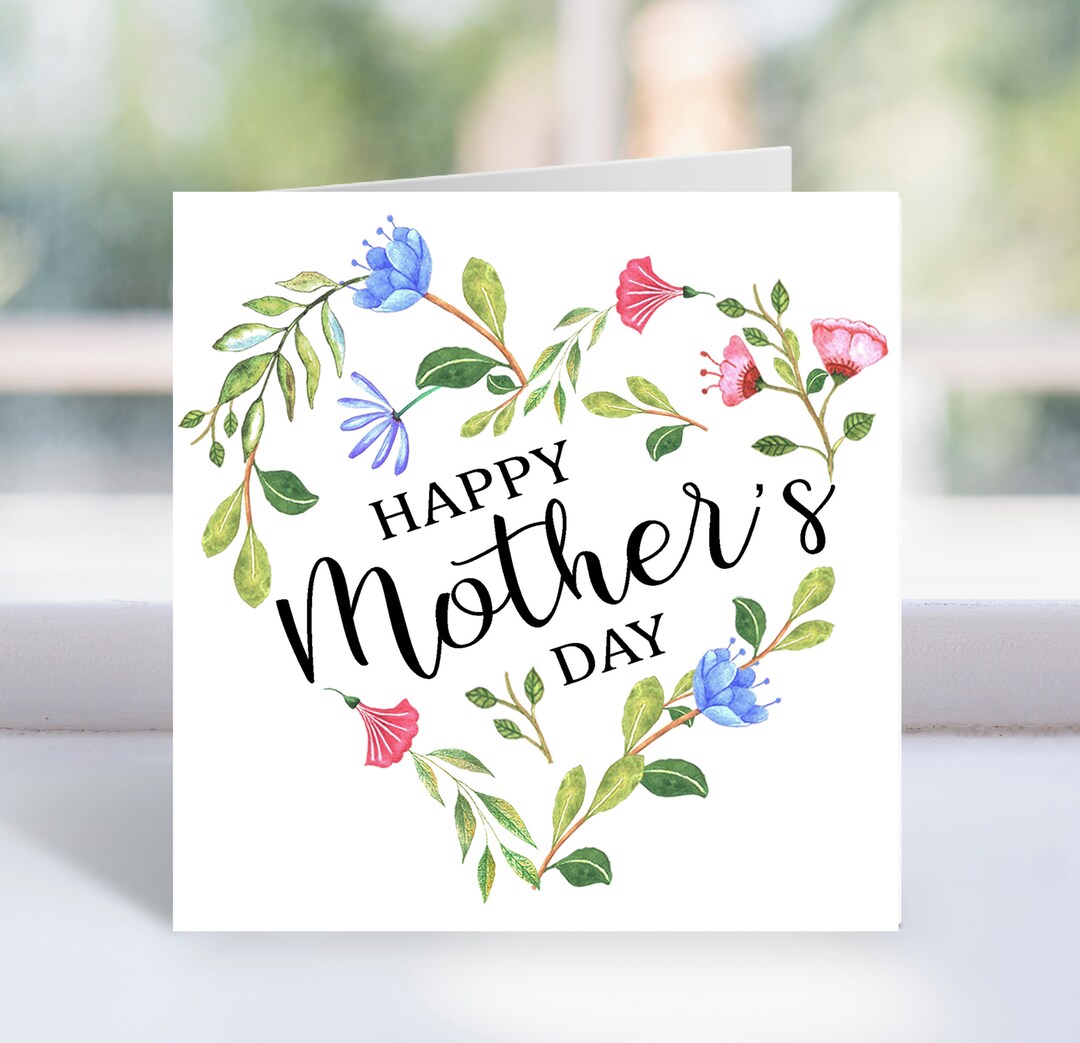 Happy Mother's Day Printable, Mothers Day Card, Gift for Mom, Mother's ...