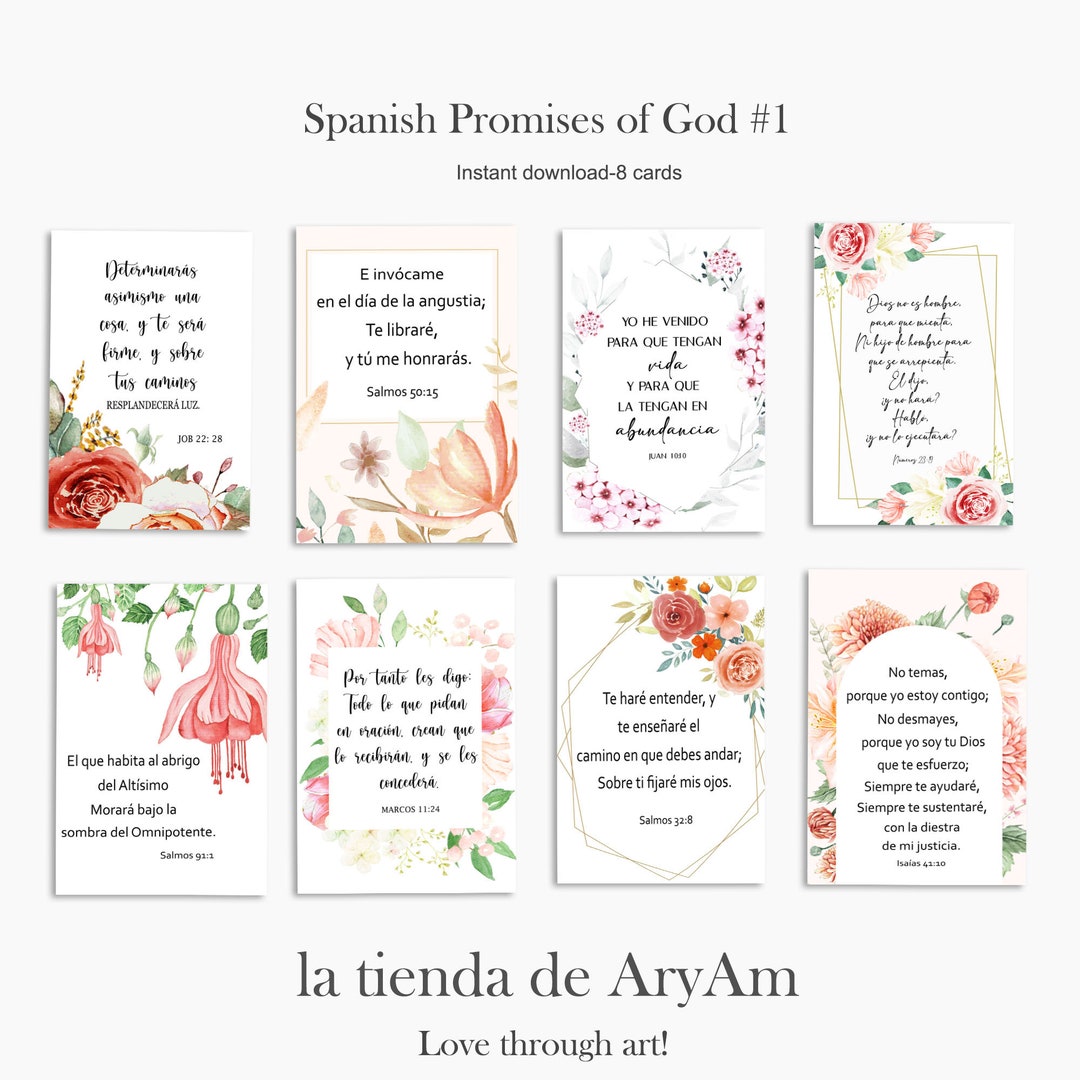 Spanish Promises of God Promesas De Dios Spanish Women Bible - Etsy