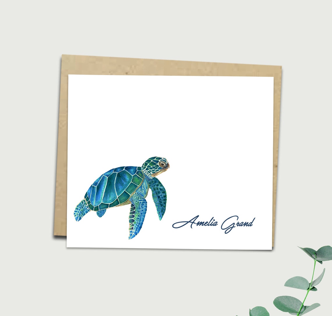Printable Turtle Stationary Set PRINTABLE Turtle Stationary | Etsy