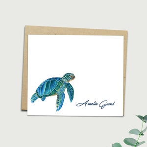Printable Turtle Stationary Set, PRINTABLE, Turtle Stationary Set ...