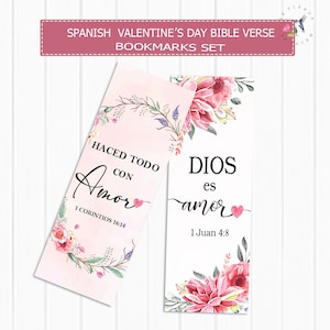 Spanish Bible Verse Bookmarks, Spanish Bible Bookmarks, Spanish ...