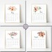 Printable Watercolor Calendar 2024, Floral Bouquets Watercolor Calendar ...