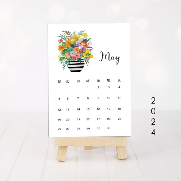 Printable 2024 Calendar - Etsy