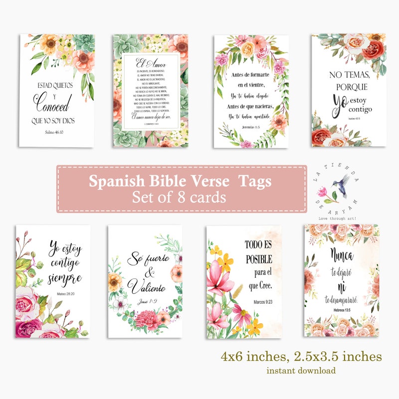 Bible Verse Tags - Etsy