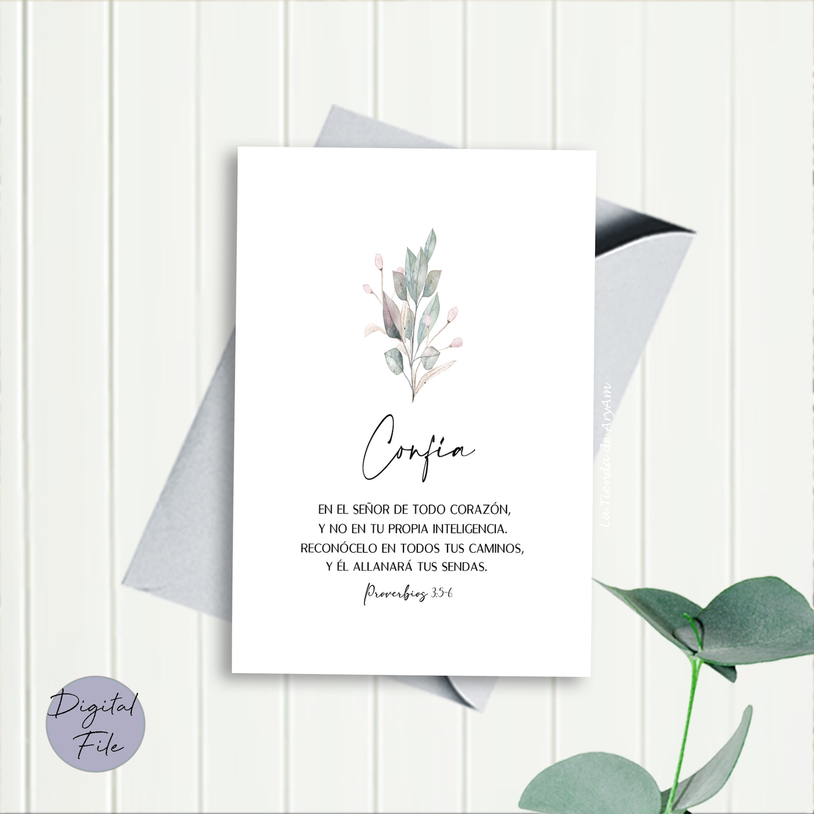 Proverbios 3:5-6 Spanish Bible Verse Spanish Proverbs 3 5 6 - Etsy