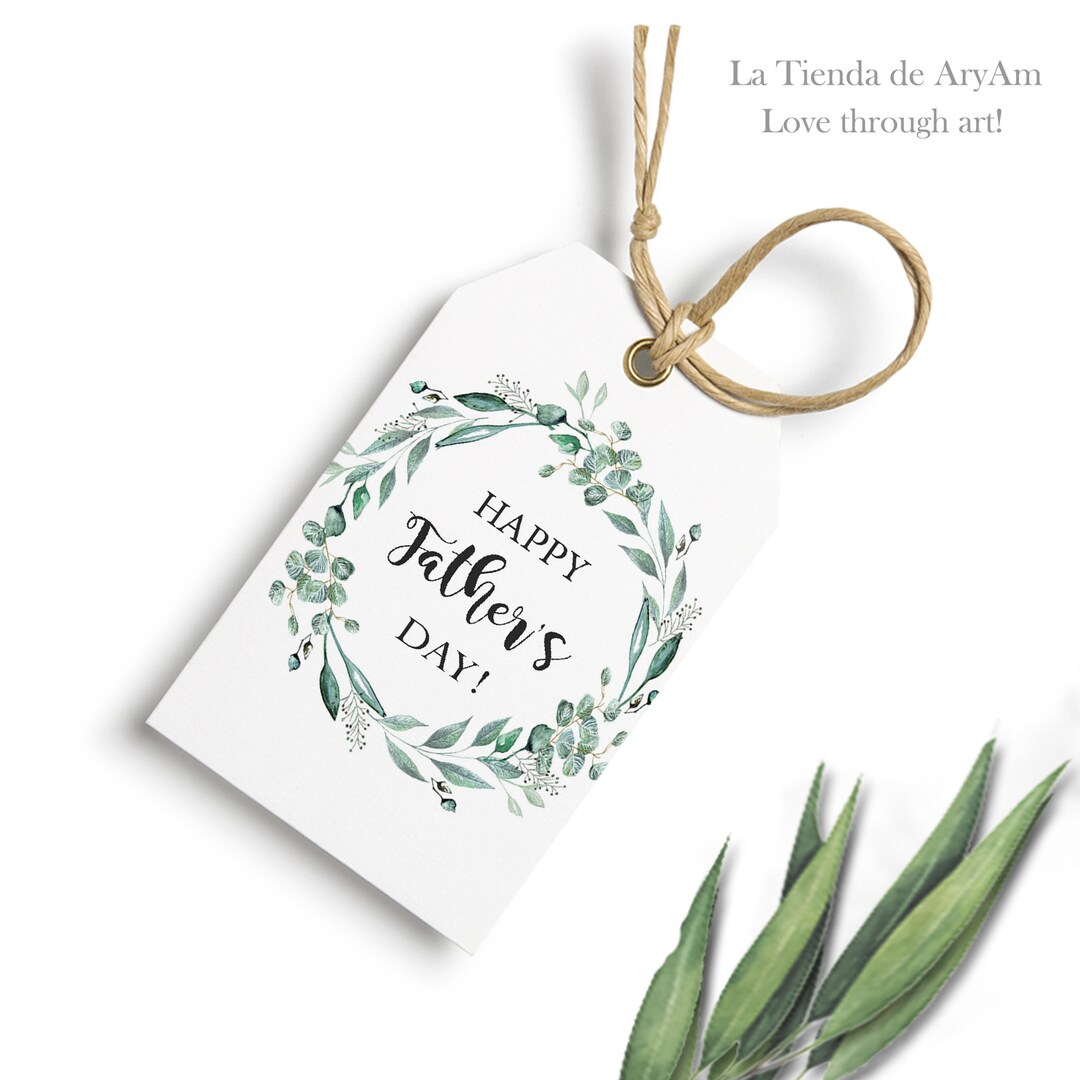 Happy Father's Day Card Printable Gift Tags Gift for - Etsy