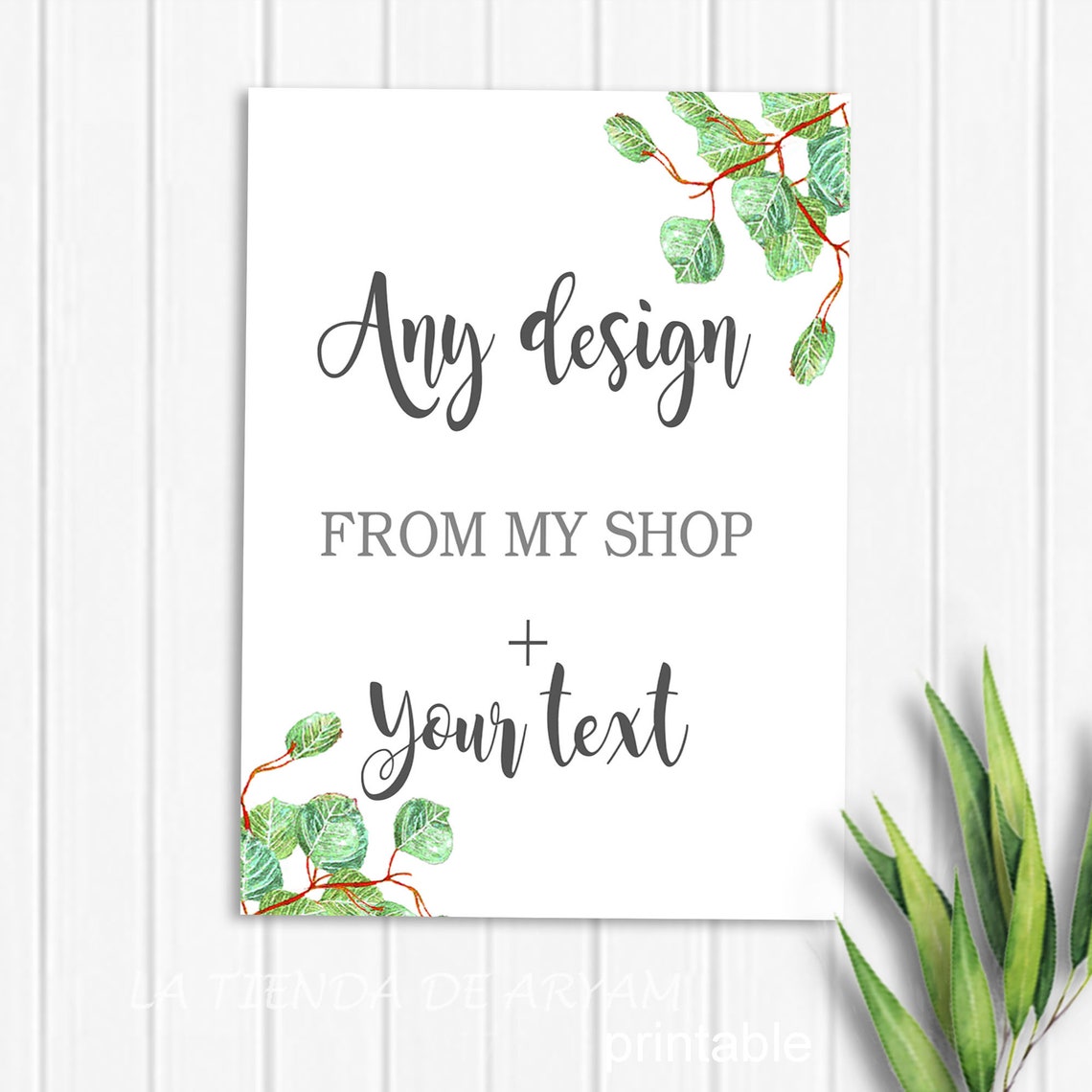 Custom Print Custom Word Art Personalized Prints Floral | Etsy
