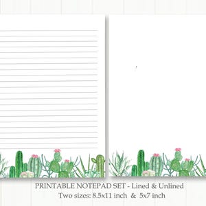Stationery, Writing Paper PRINTABLES, Letter Paper, 5x7 Notepad, Card ...