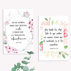 Spanish Promises of God, Promesas De Dios, Spanish Women Bible Verse ...