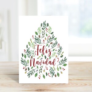 Feliz Navidad Printable, Christmas Printable, Spanish Christmas ...
