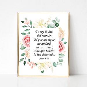 Printable Spanish Easter Bible Verse Set, Set X8 Spanish Easter Bible ...