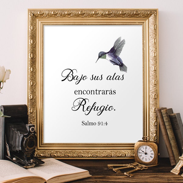 Psalm 91 Spanish - Etsy