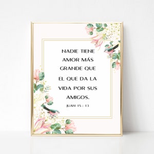 Printable Spanish Easter Bible Verse Set, Set X8 Spanish Easter Bible ...