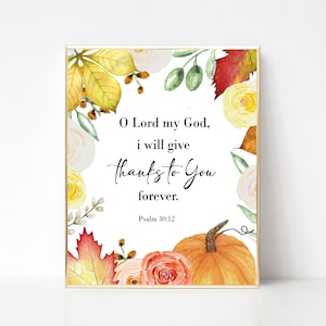 Printable Thanksgiving Bible Verse Set, Thanksgiving Bible Verse ...