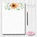 Stationery, Writing Paper Printables, Letter Paper, 5x7 Notepad, Card ...