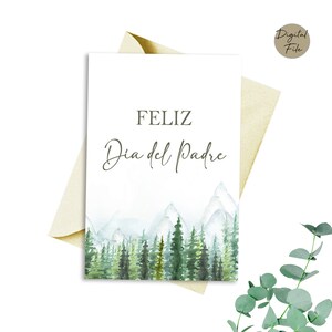 Spanish Father's Day, Feliz Dia Del Padre Printable, Printable for Dad ...