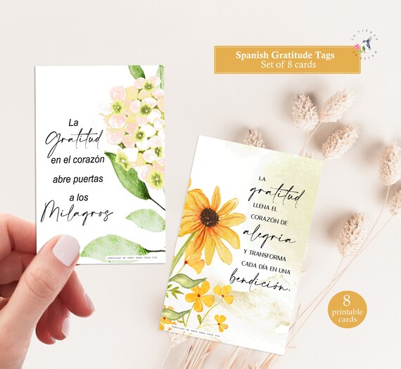 Tarjetas De Agradecimiento En Español Para Imprimir Unas Tarjetas De