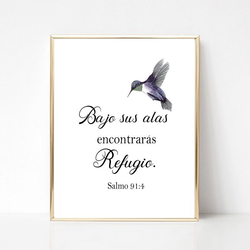 Psalm 91 Spanish - Etsy
