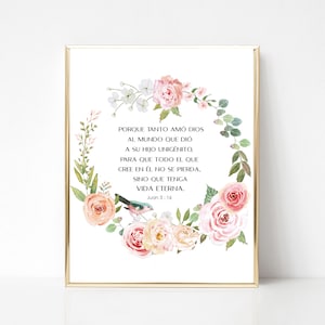 Printable Spanish Easter Bible Verse Set, Set X8 Spanish Easter Bible ...