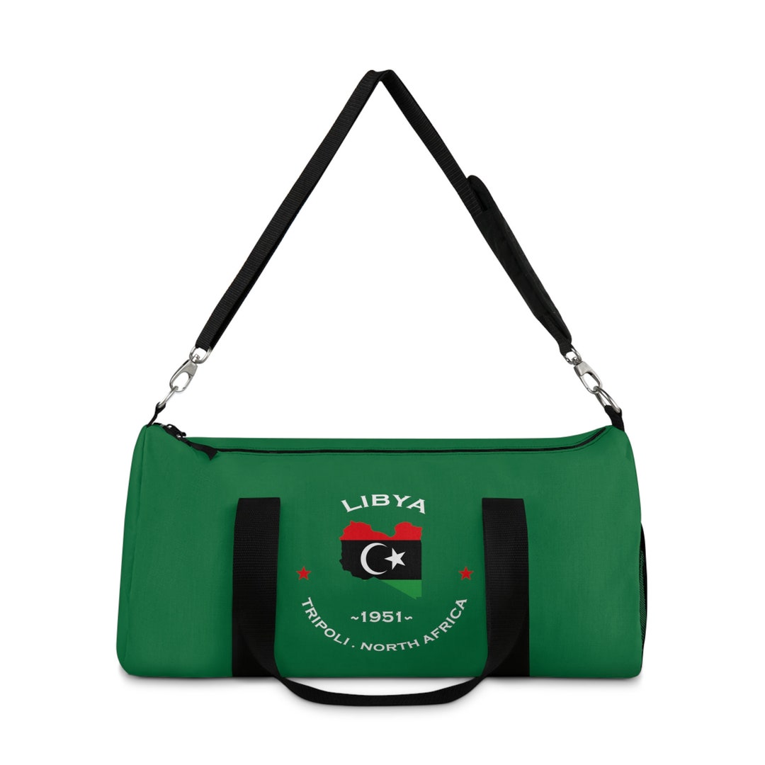 Libya Inspired Duffel Baglibya, Libya Souvenirs,libya Accessories ...
