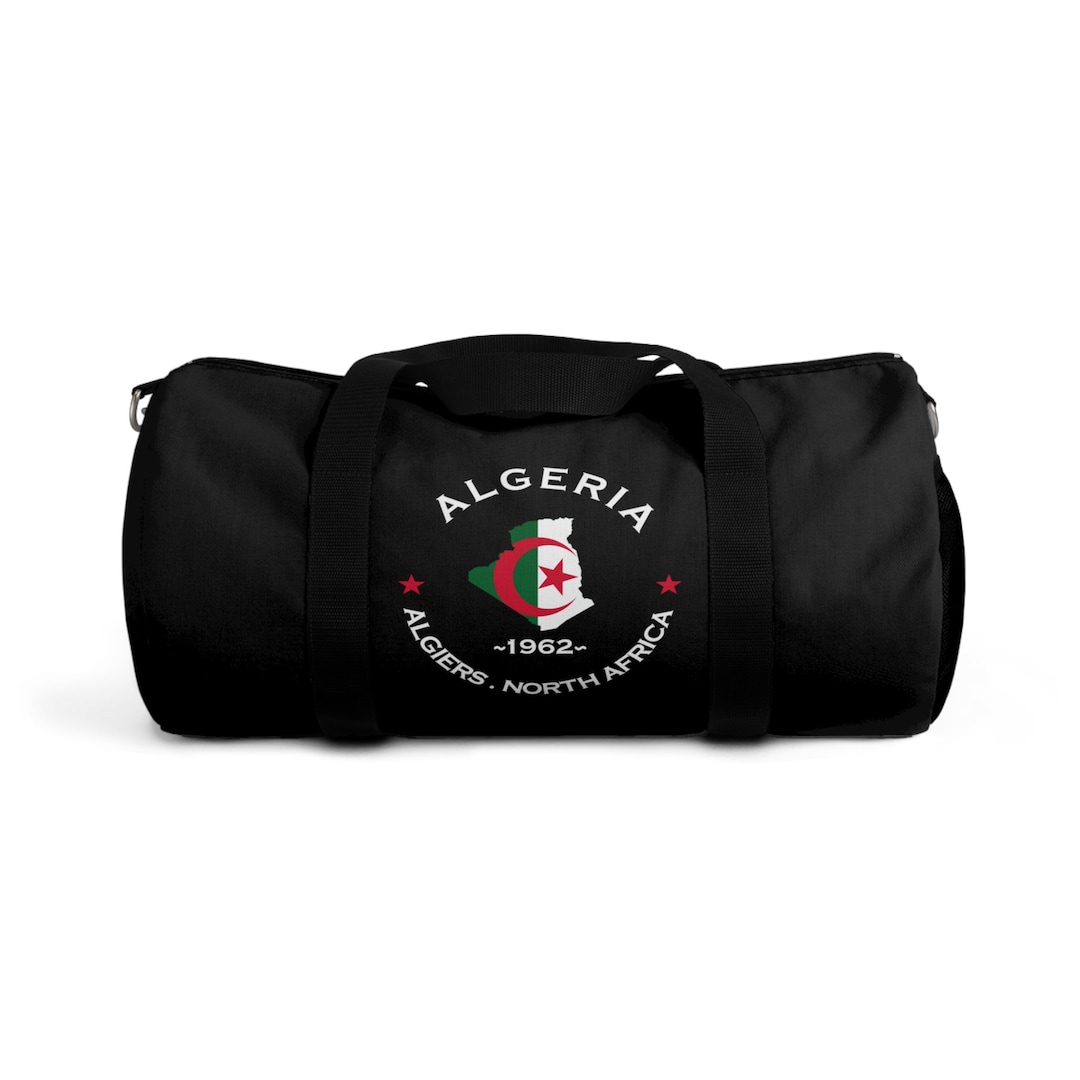 Algeria Inspired Duffel Bag Algeria Jersey, Algeria Fans, Gifts for Algerians, Vintage, African ...