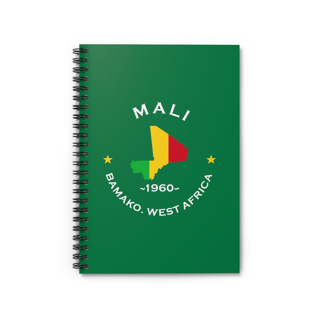 Mali Inspired Spiral Notebook, African Notebook, African Notepad ...