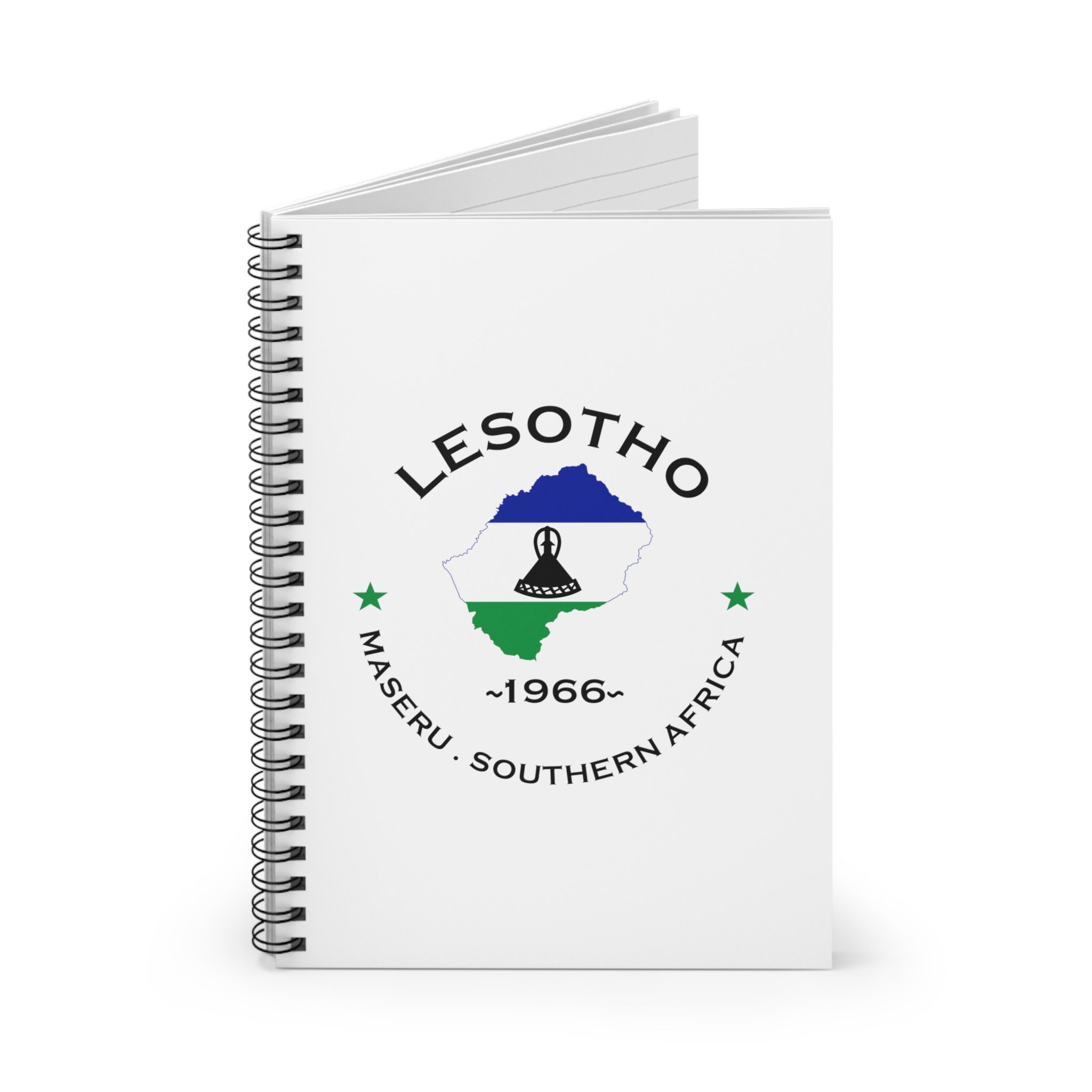 Lesotho Inspired Spiral Notebook, African Notebook, African Notepad ...