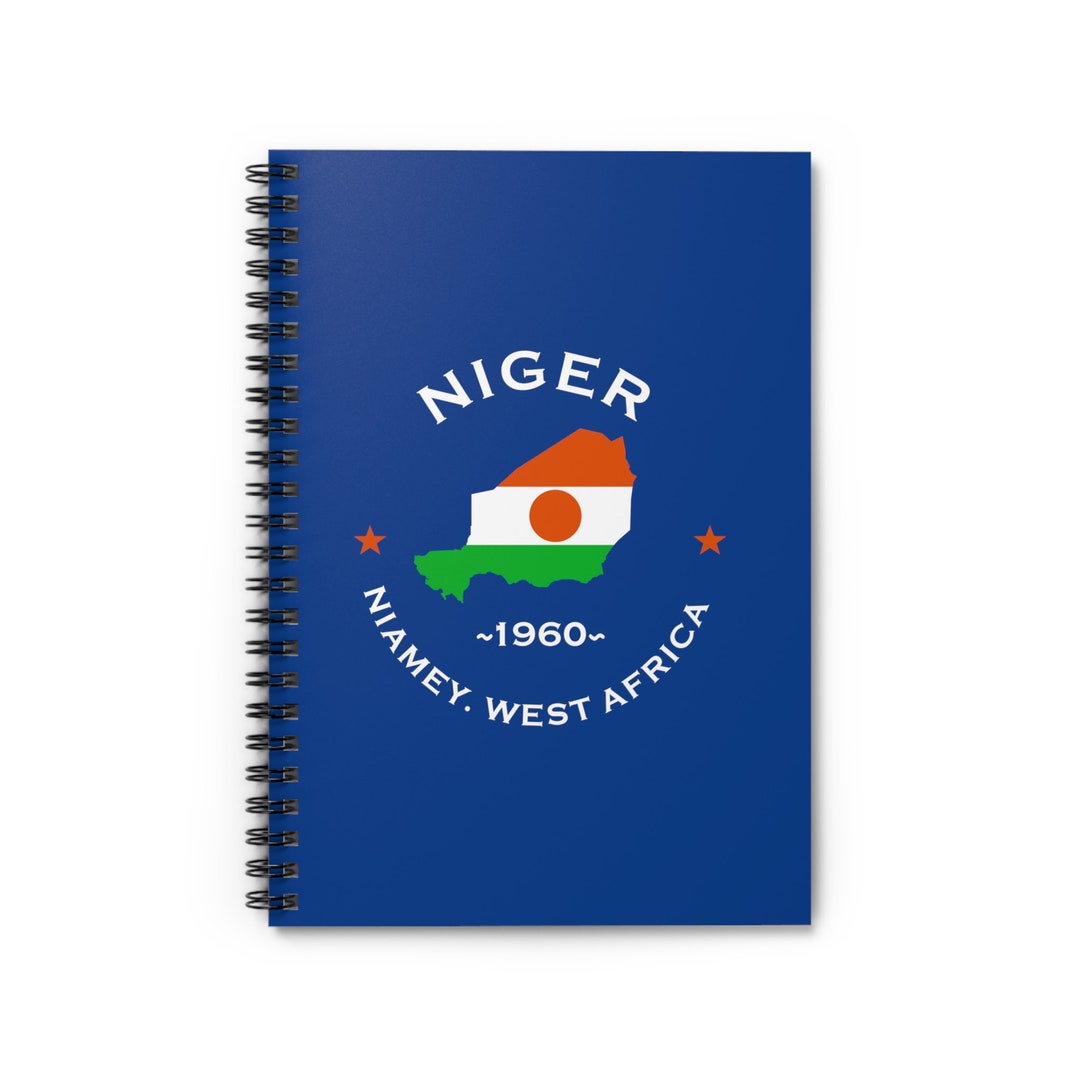 Niger Inspired Spiral Notebook, African Notebook, African Notepad ...
