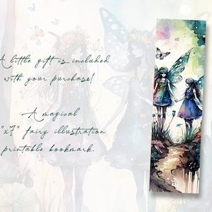 Fantasy Printable Bookmarks, Magic Fairies Ephemera, Fairy Junk Journal ...