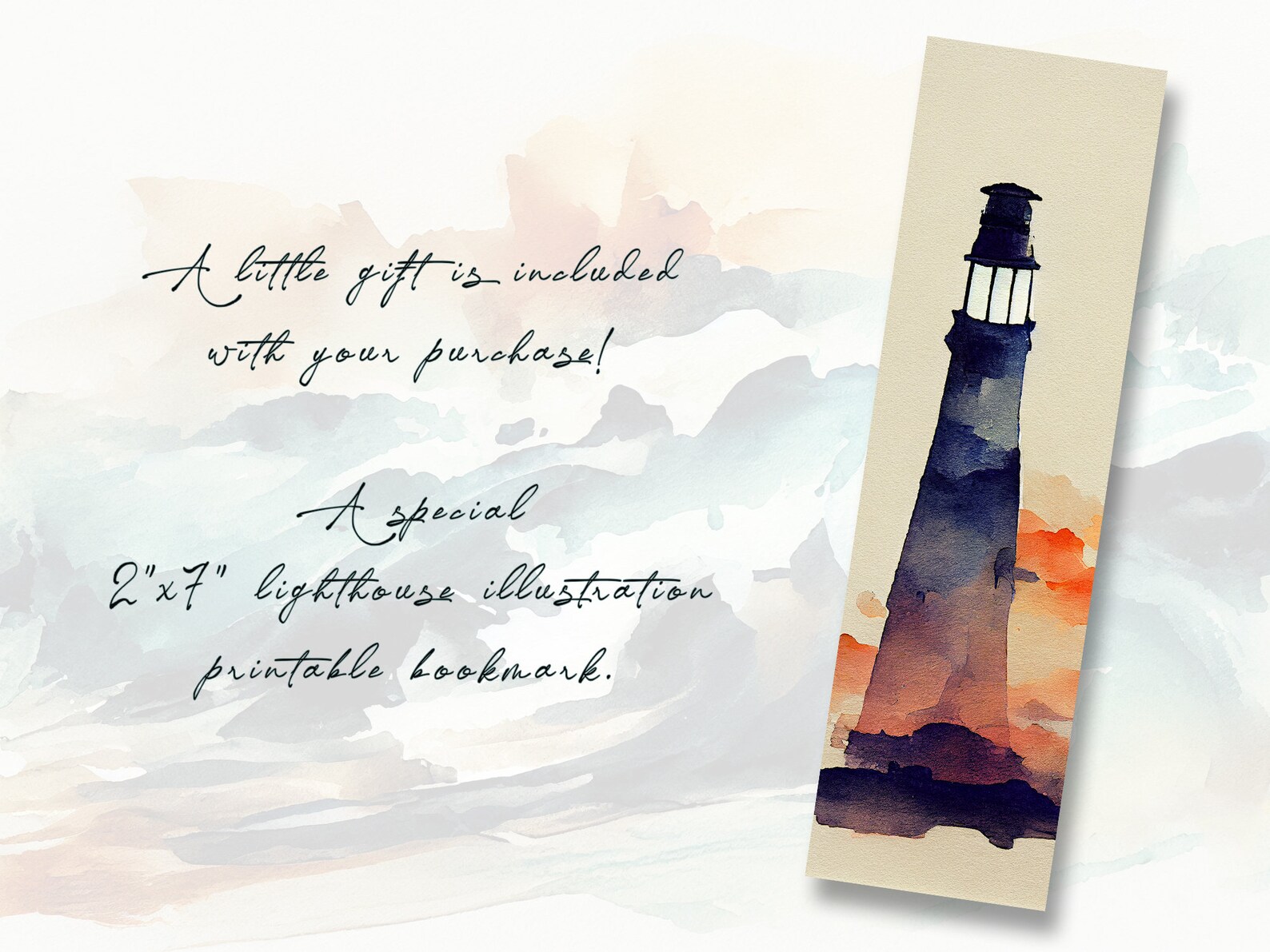 Lighthouse Printable Bookmarks Coastal Bookmarks Nautical - Etsy