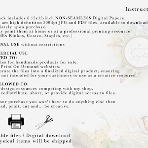 Fairy Tale Digital Paper: Enchanted Forest Backgrounds (12x12, Digital ...