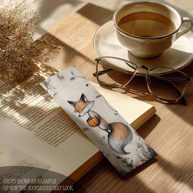 Printable Halloween Bookmarks: Spooky Animal Tags and Pumpkin Set ...
