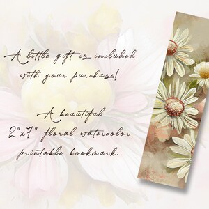 Shabby Chic Printable Bookmarks – Colorful Floral Watercolor Boho Set ...