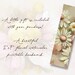 Shabby Chic Printable Bookmarks – Colorful Floral Watercolor Boho Set ...