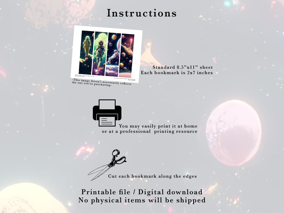 Sci Fi Watercolor Printable Bookmarks Cyberpunk Bookmarks - Etsy