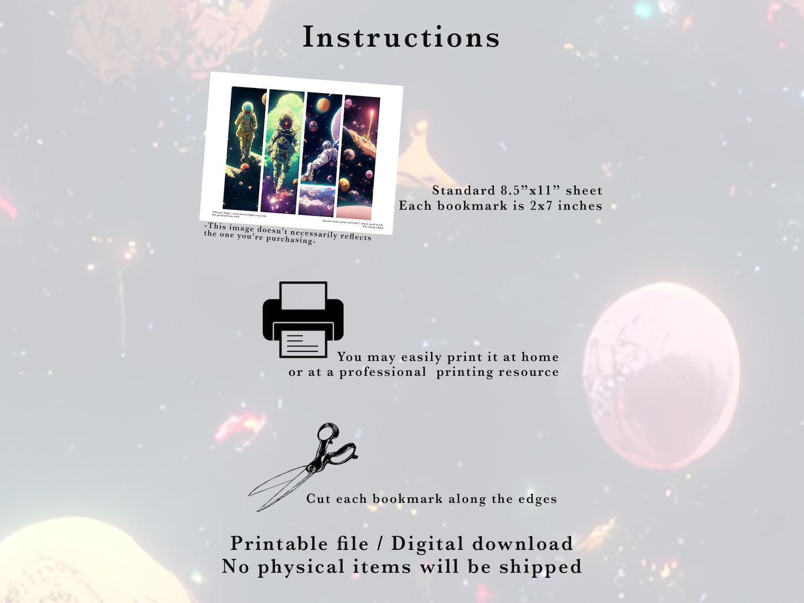 Sci Fi Watercolor Printable Bookmarks Cyberpunk Bookmarks - Etsy