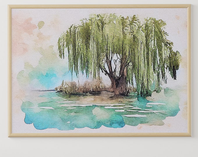 Willow Tree Poem Wall Art Farmhouse Willow Tree Custom Farmhouse Poem ...