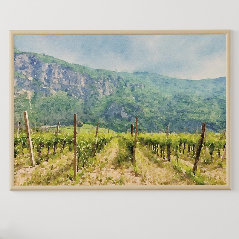 Vineyard Art - Etsy