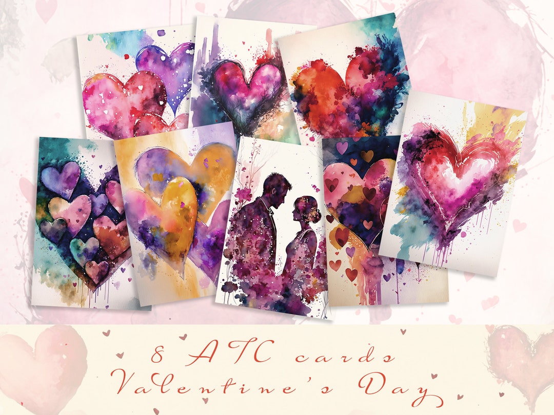 Valentines Scrapbook Paper, Love Junk Journal Pages, Valentines Day ...