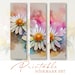 Shabby Chic Printable Bookmarks – Colorful Floral Watercolor Boho Set ...