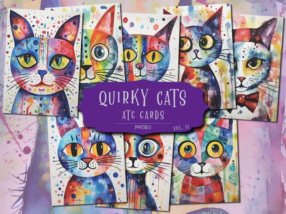 Cats Junk Journal, Cat Scrapbook, Junk Journal Supplies, Whimsical ...