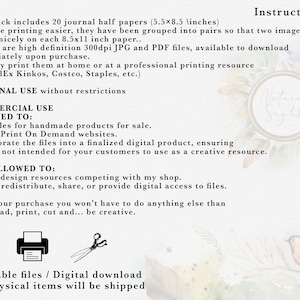 Fairytale Journal Half Papers, Magic Portals Half Pages, Fairy ...