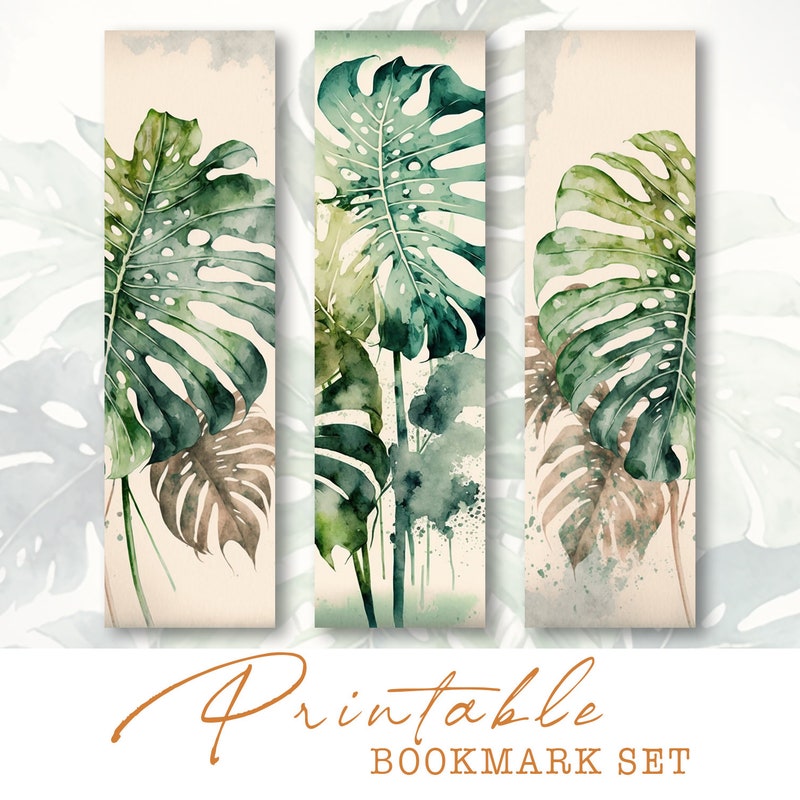 Botanical Bookmark - Etsy
