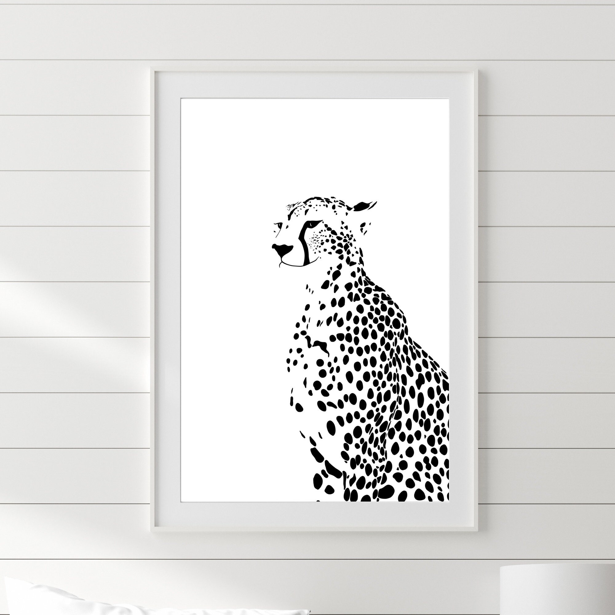 Big Cats Art Print - Cheetah Art Print - Set of 3 Prints - Printable ...