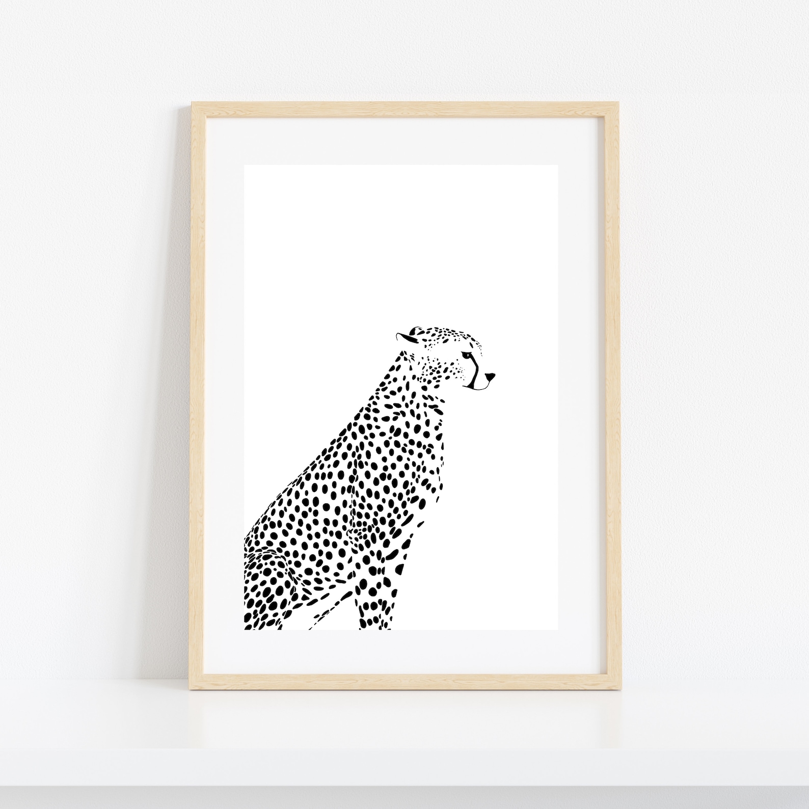 Big Cats Art Print - Cheetah Art Print - Set of 3 Prints - Printable ...