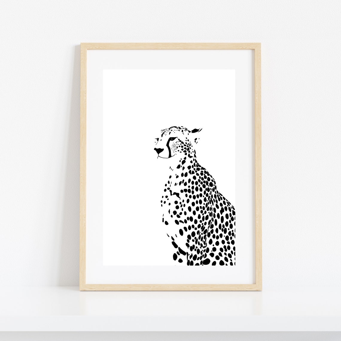Cheetah Art Print Animal Decor Printable Wall Art - Etsy