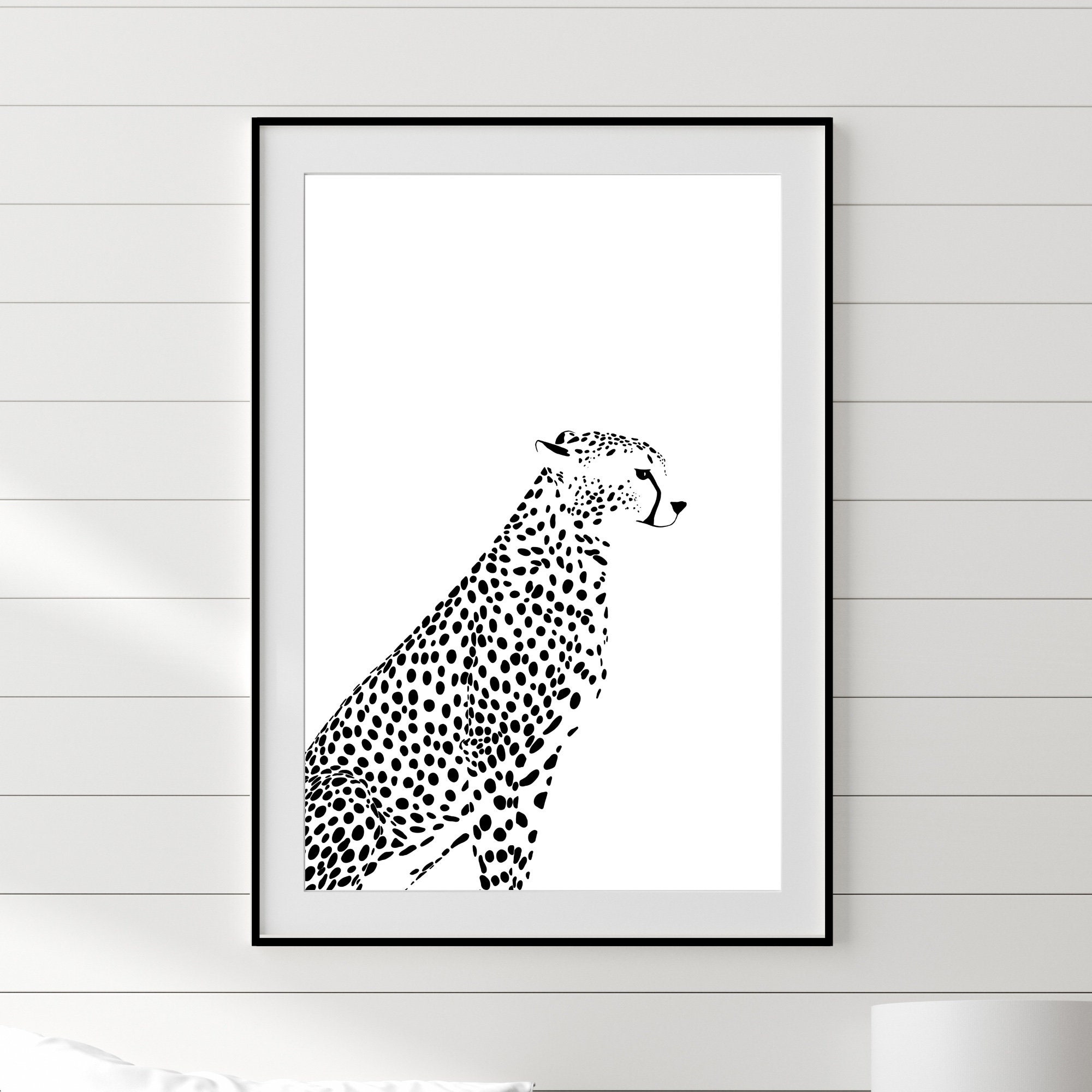 Big Cats Art Print - Cheetah Art Print - Set of 3 Prints - Printable ...