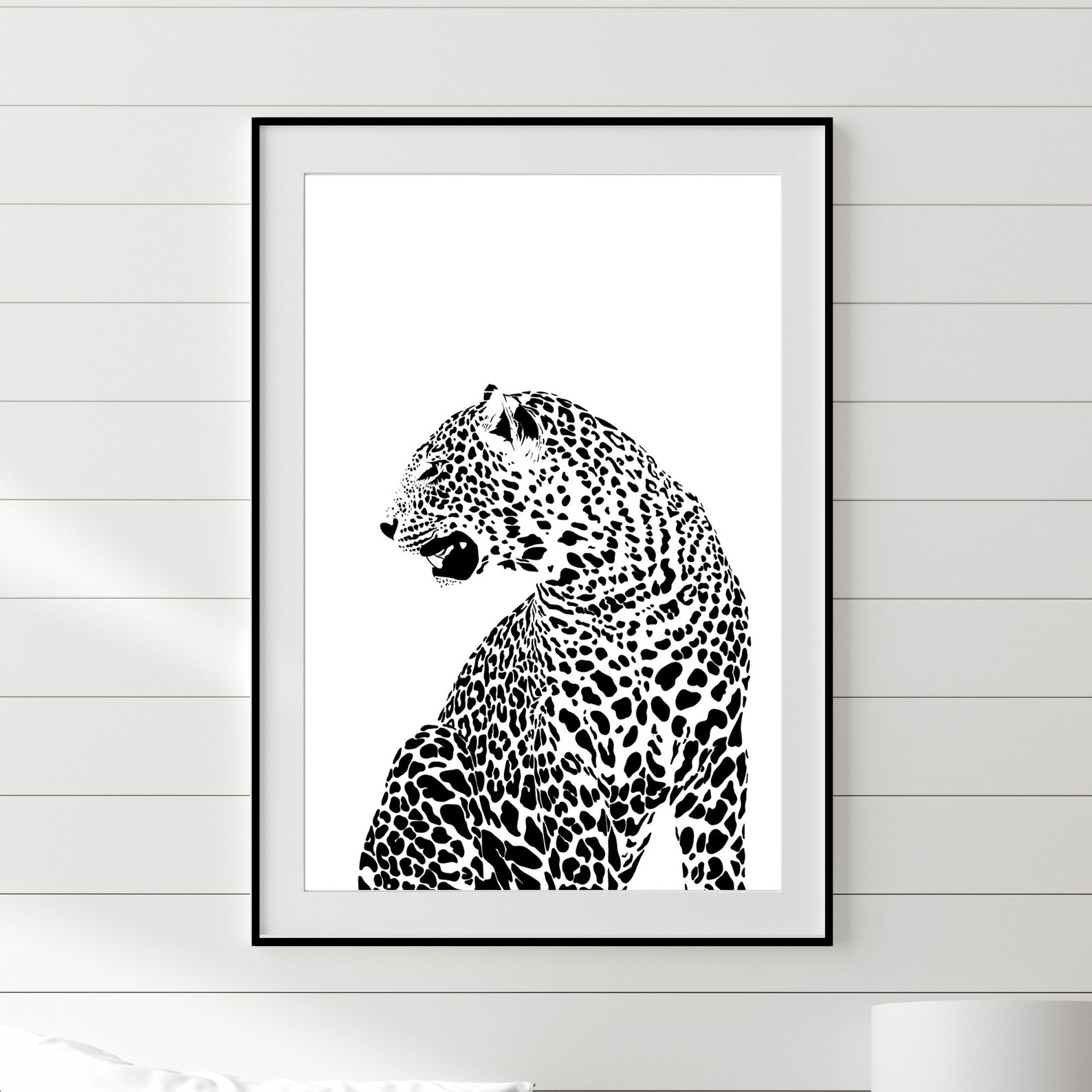 Big Cats Art Print Set of 3 Tiger Art Print Set of 3 Prints Leopard Art ...