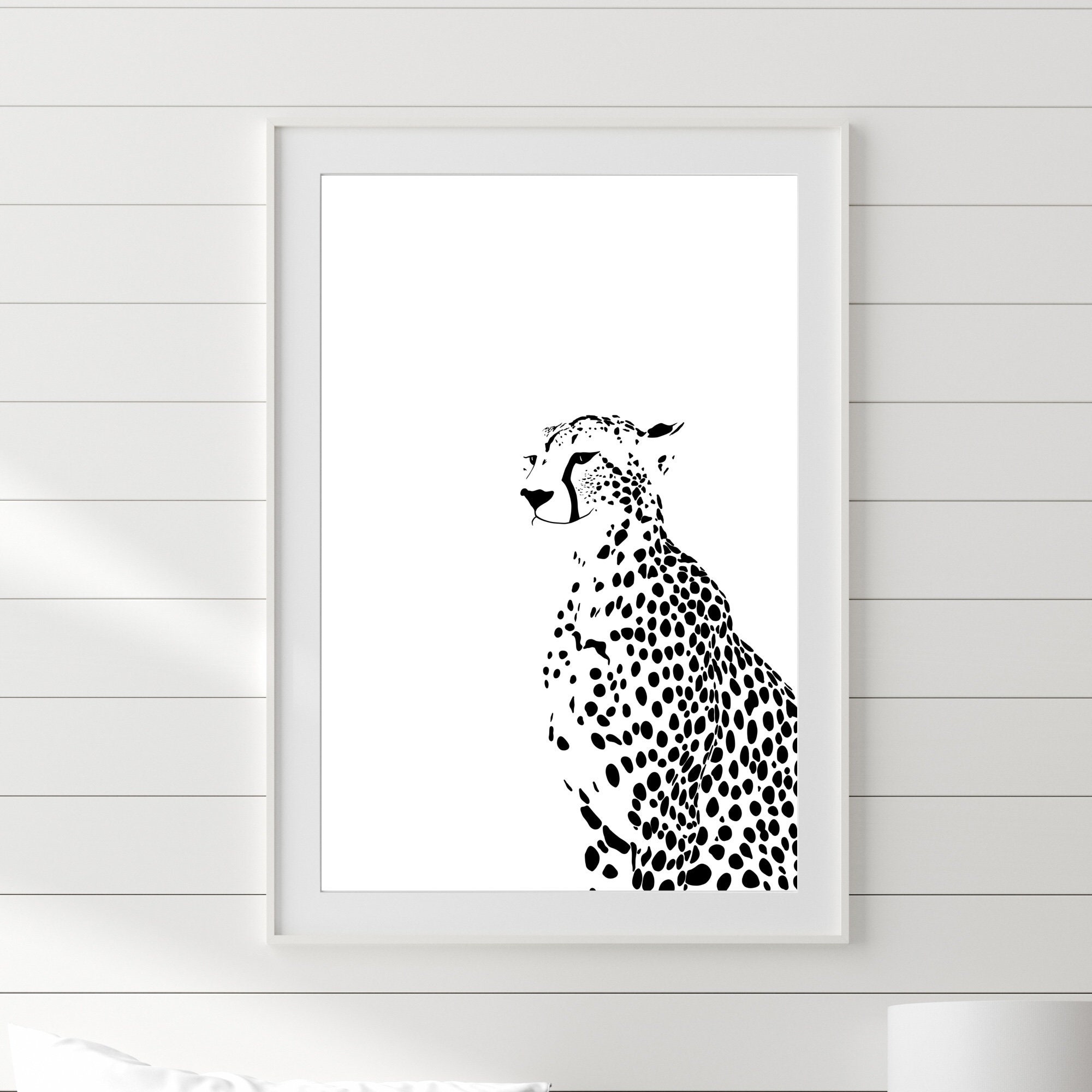 Cheetah Print Cheetah illustration Animal Print Cheetah | Etsy